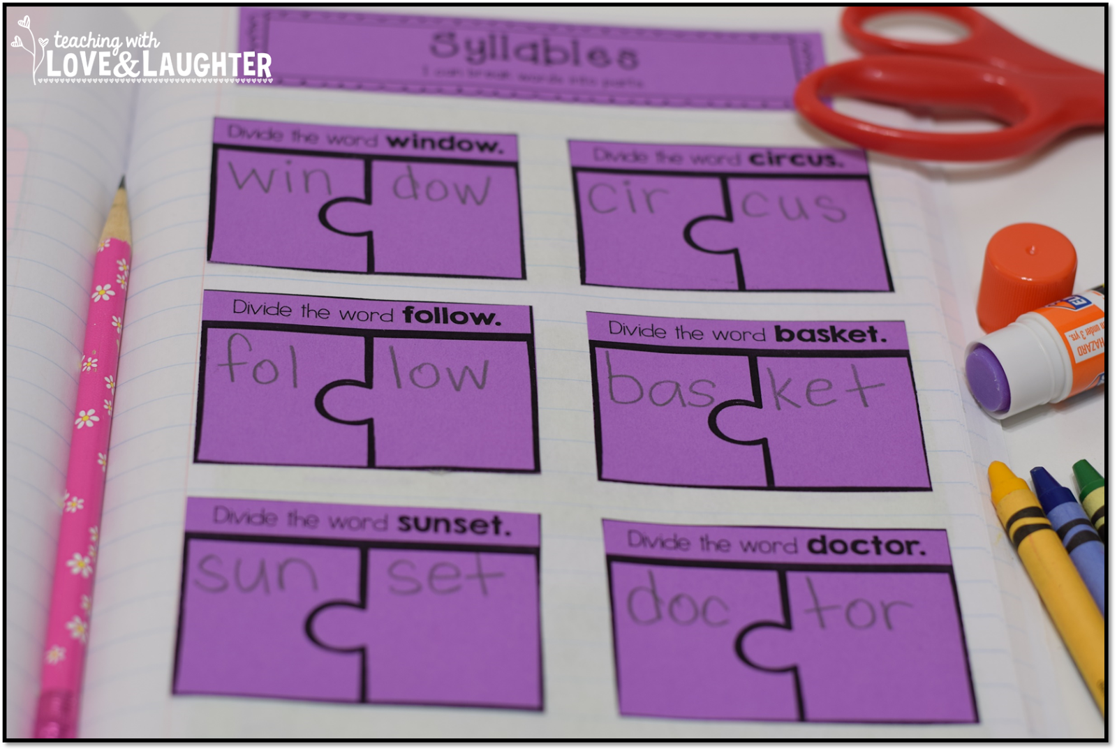 Teaching With Love and Laughter: First Grade Interactive Notebooks