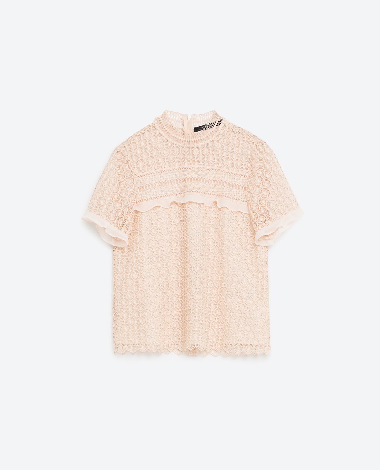 Último Tamanho: Blusa Renda ZARA - ZAREAR