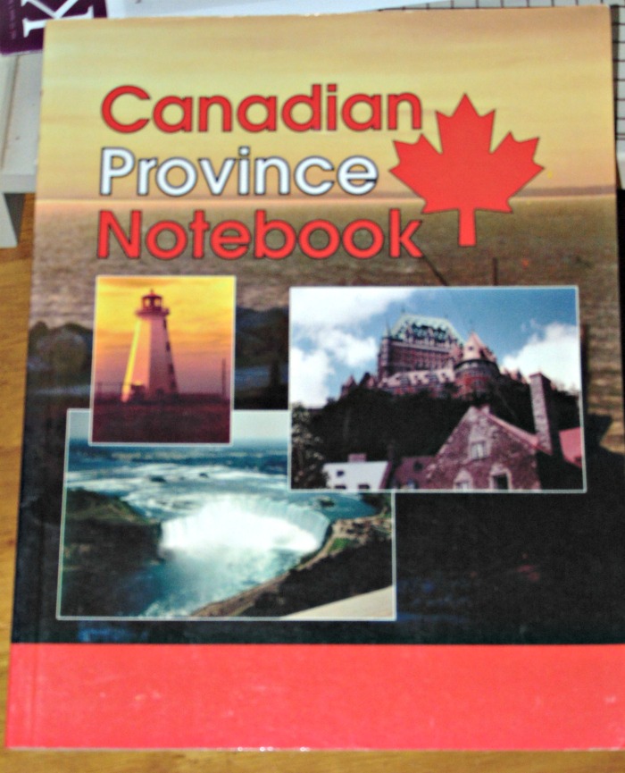 Canada Book: Canadian Province Notebook - A Net in Time