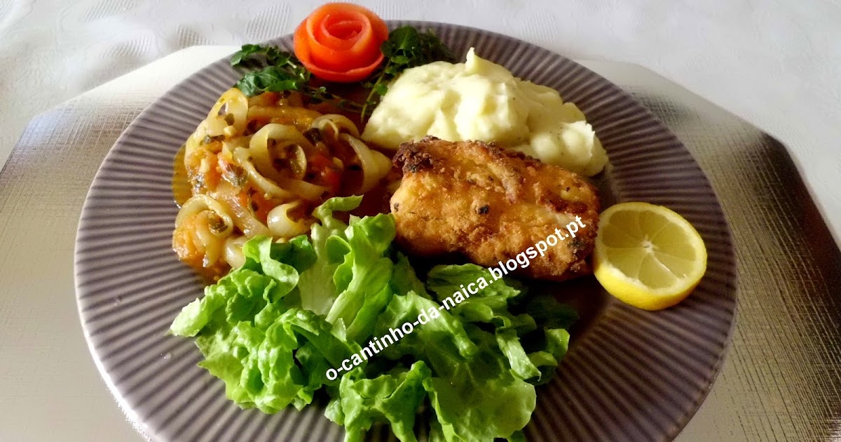 O Cantinho da Naica: Filete de Safio frito, com cebolada