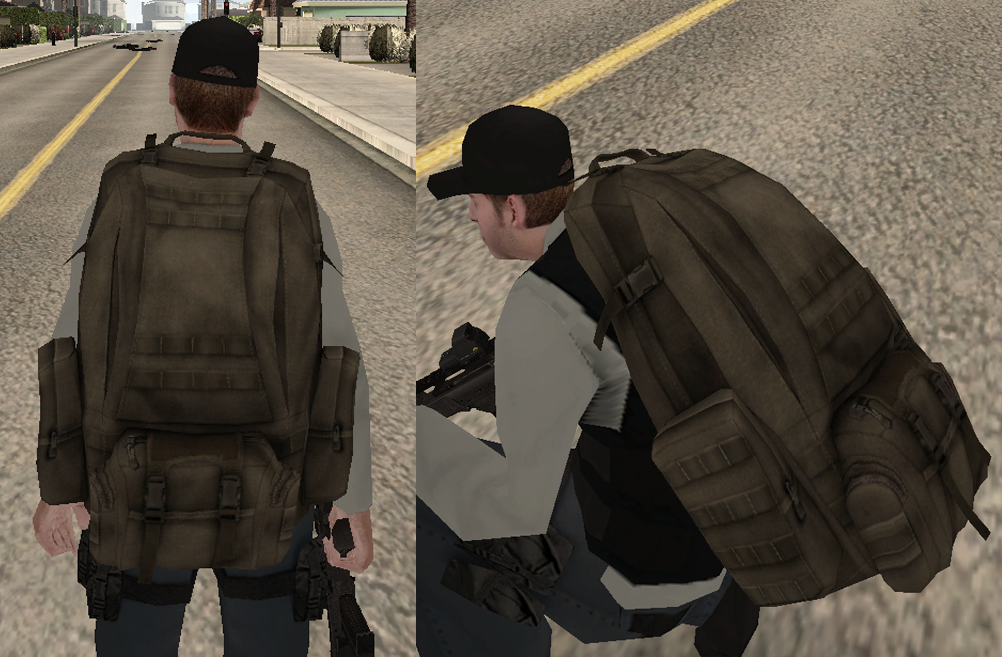 MODS: Backpacks ou Mochila - MTA DayZ