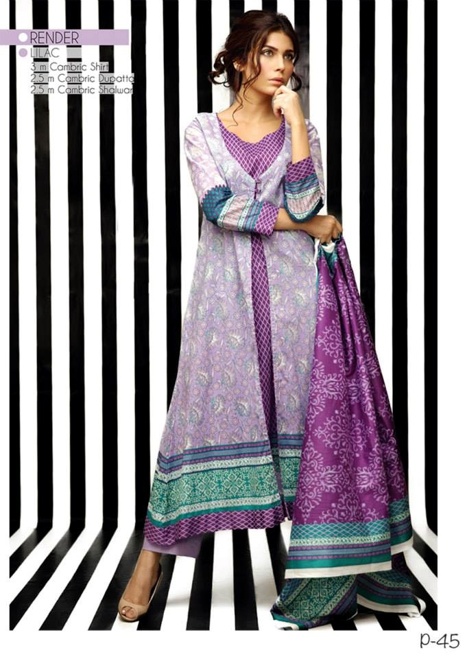 Orient Textiles Mid Summer Sawan Collection 2013-14 | Cambric ...