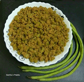 Cooking With Geetha: Alsande Sukke (Konkani Recipe) / Yard Long Beans Curry