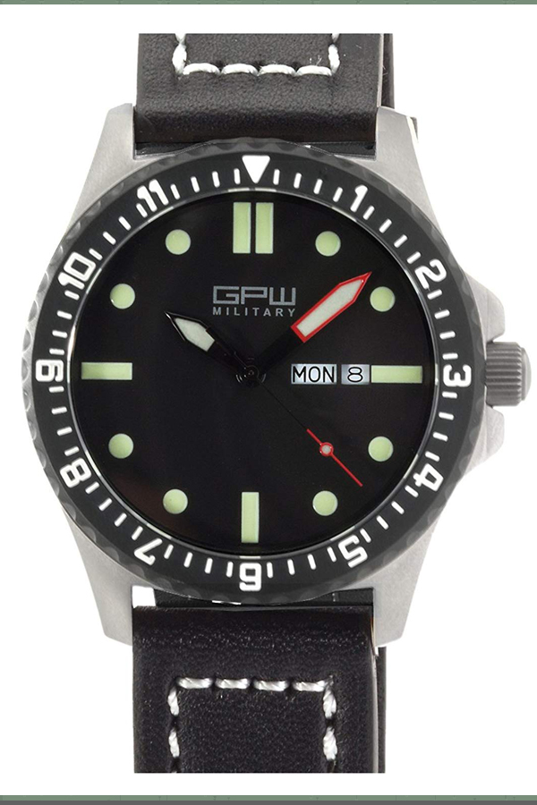 military titanium mens watches