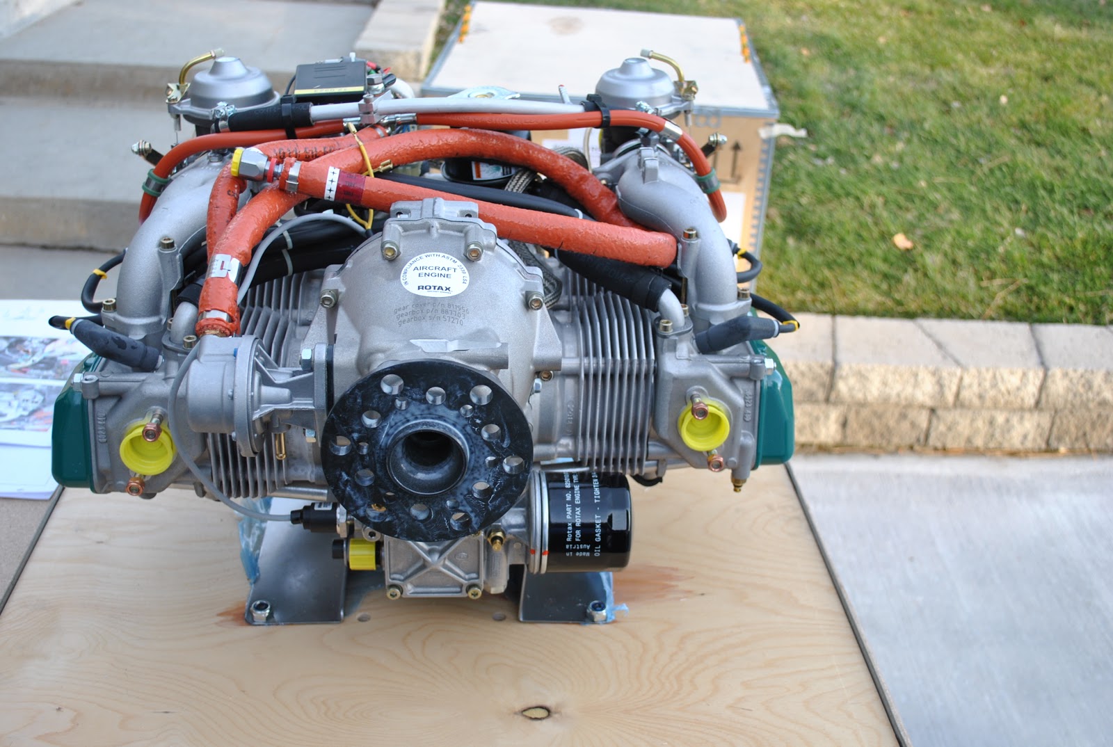 RV-12 Builder in Sandy, UT: Photograph Engine and Start Removing Parts