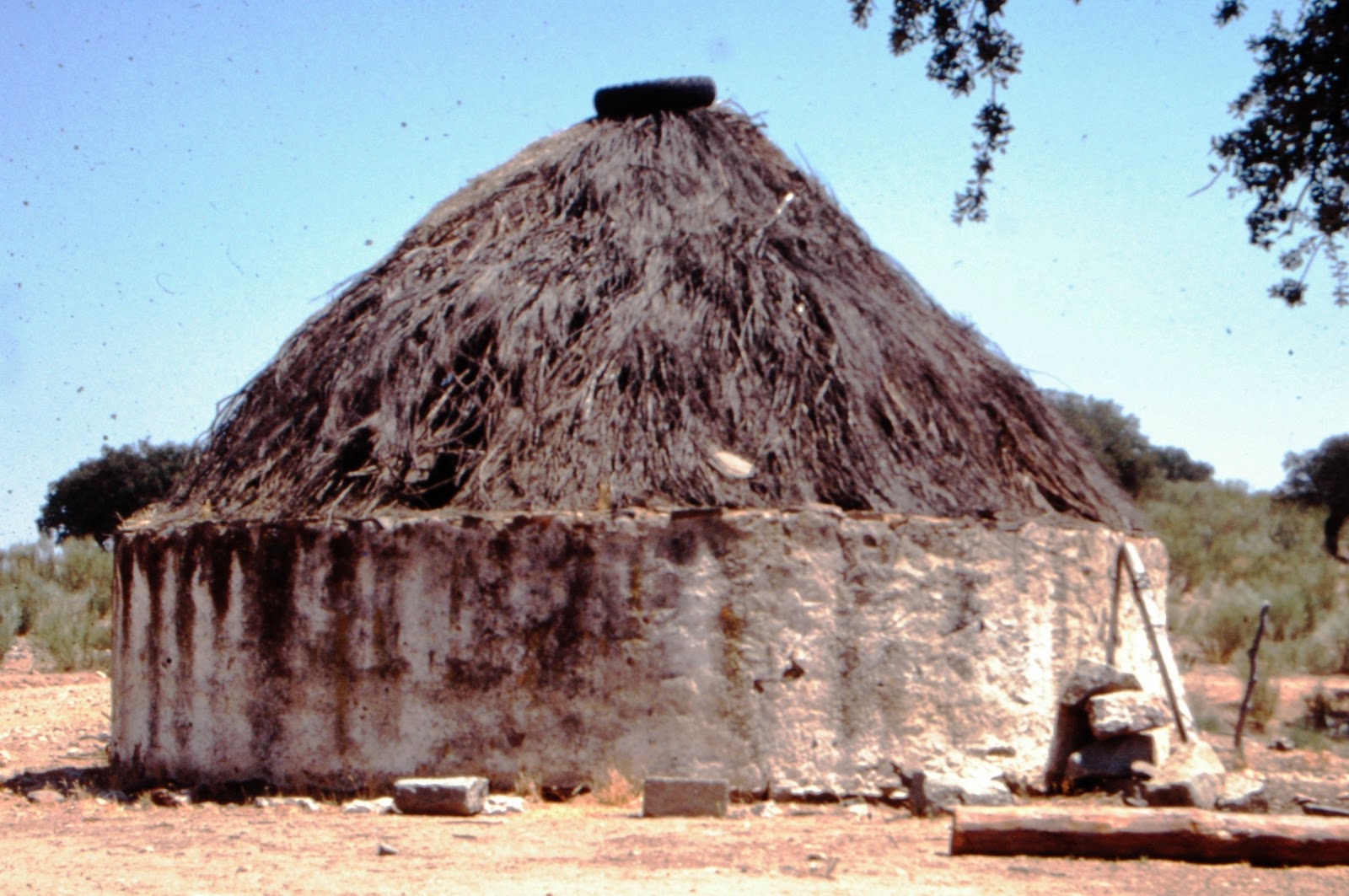 Chozas de Córdoba.: Chozas mixtas circulares (II)