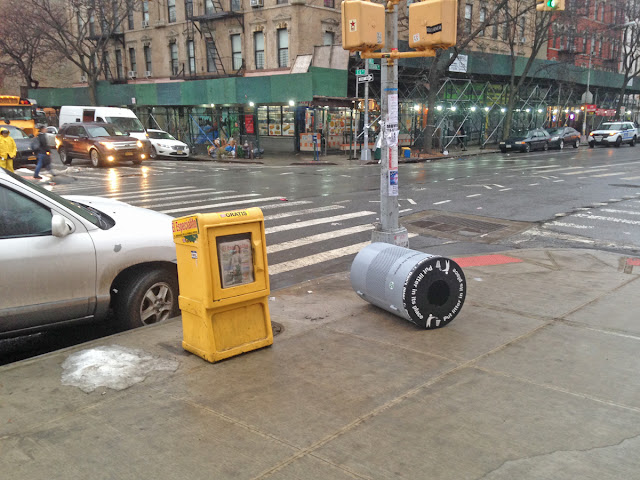 East Village Today: Knocked-Over Trash Can