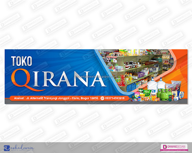 Contoh Desain Spanduk Banner Toko Sembako - Contoh Desain Banner Spanduk