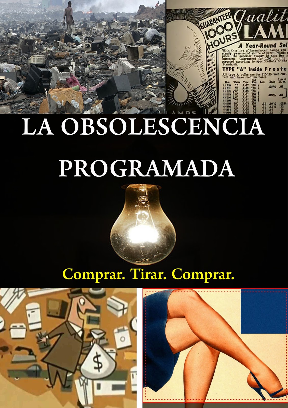 Cloroplastas: Carteles sobre la obsolescencia programada