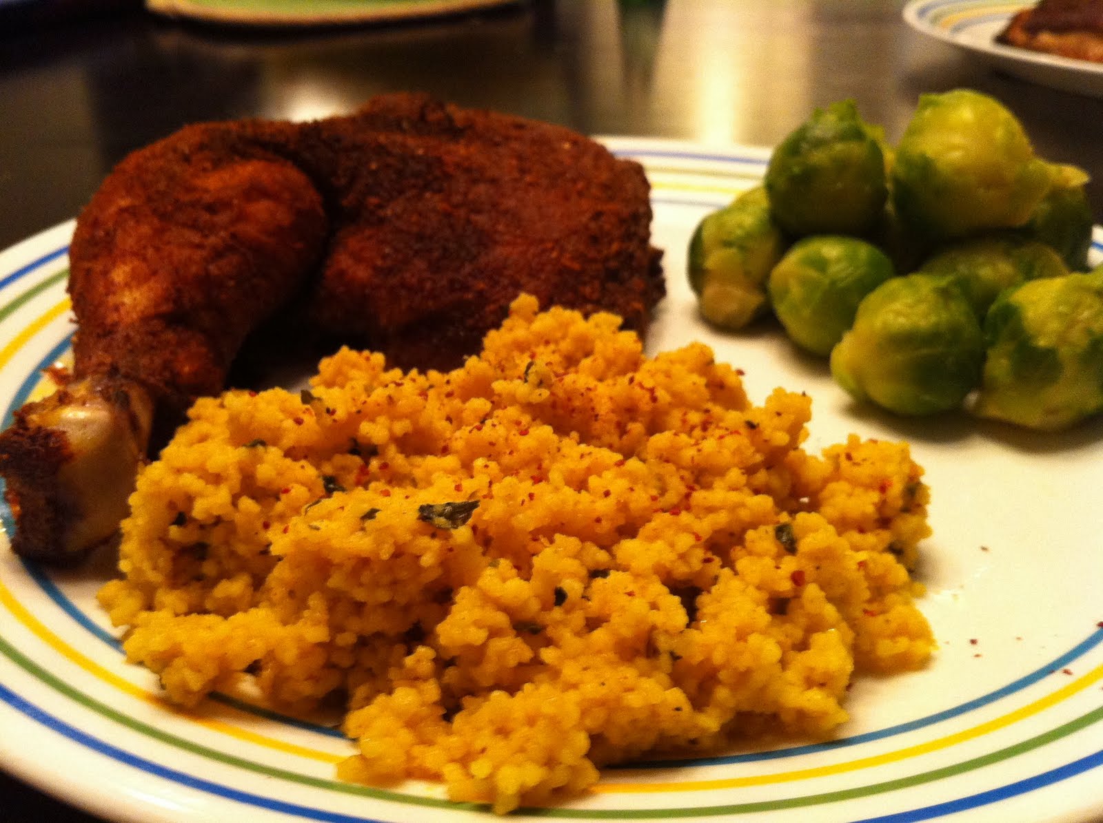 Kitchen and Craft Adventures: Couscous Ca-Choo! (Golden herb couscous)
