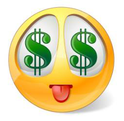 Easy Money Smiley | Symbols & Emoticons
