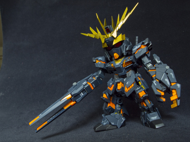 GUNDAM GUY: SD Banshee Gundam [Destroy Mode] - Custom Build
