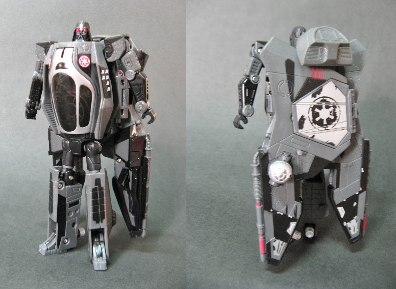 STAR WARS TRANSFORMERS : DARTH VADER/Sith Starfighter星戰變形金剛 : 黑武士/侍星戰機