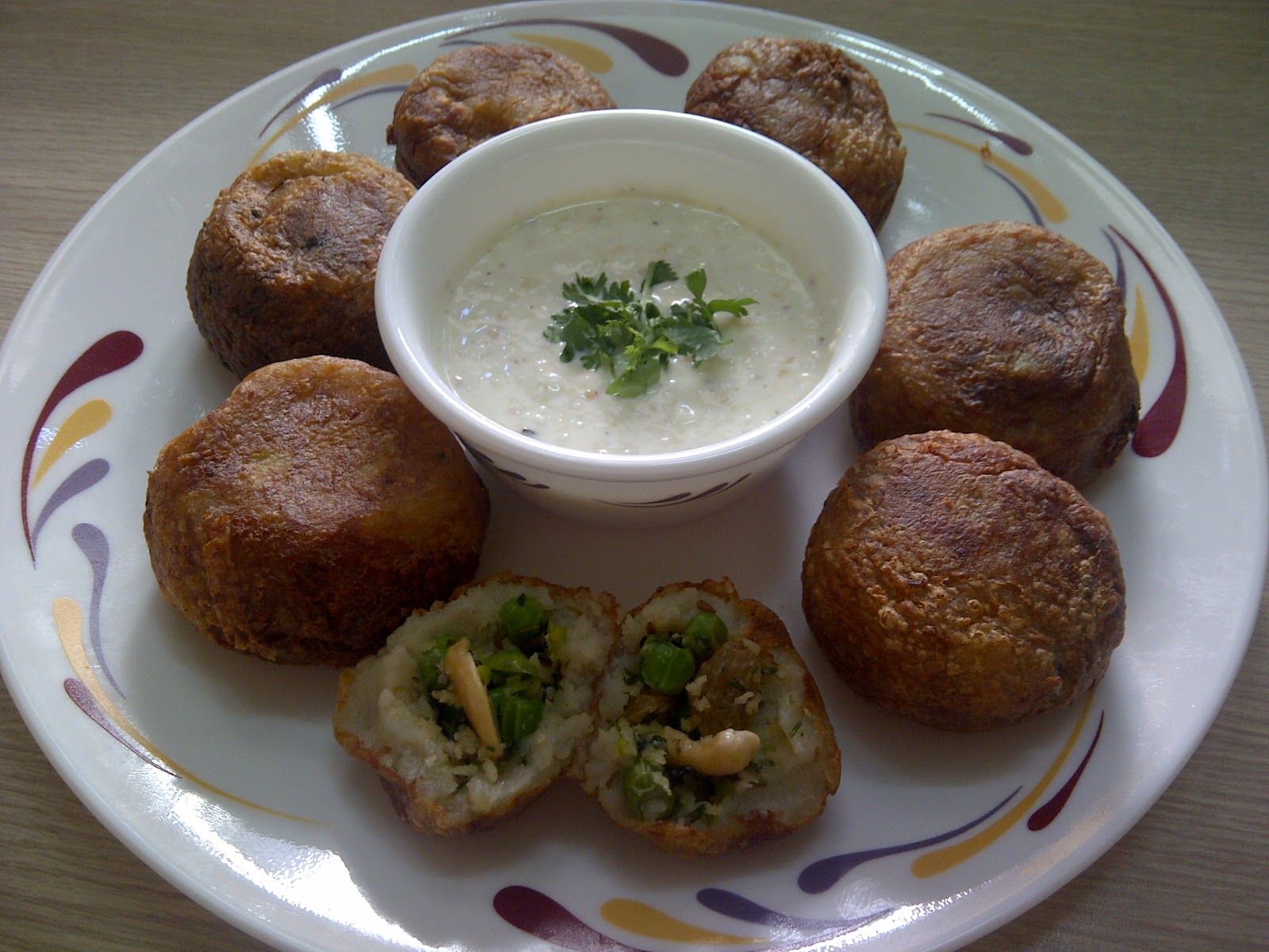 AMU'S RECIPES: Matar Pattice