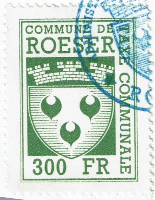 Luxembourg Communal Revenue Stamps: Roeser