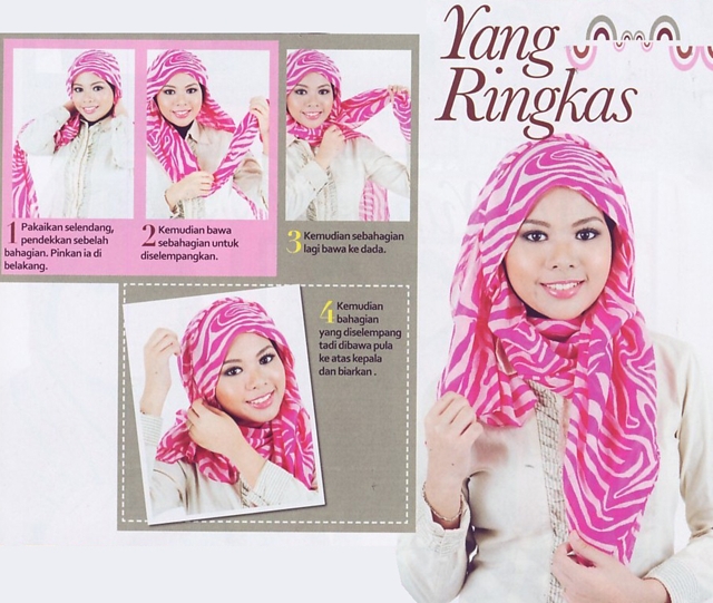 Tutorial Tudung Terkini Cara Pakai Tudung Terkini Cara Pakai Selendang Untuk Muka Bulat