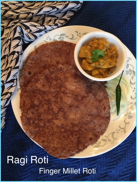 Ragi Roti ~~ Finger Millet Roti - From Sushma's Kitchen