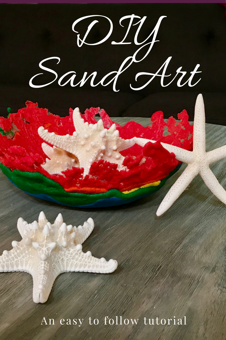 Leaving the Ivory Tower : Glue and Sand Bowl Craft