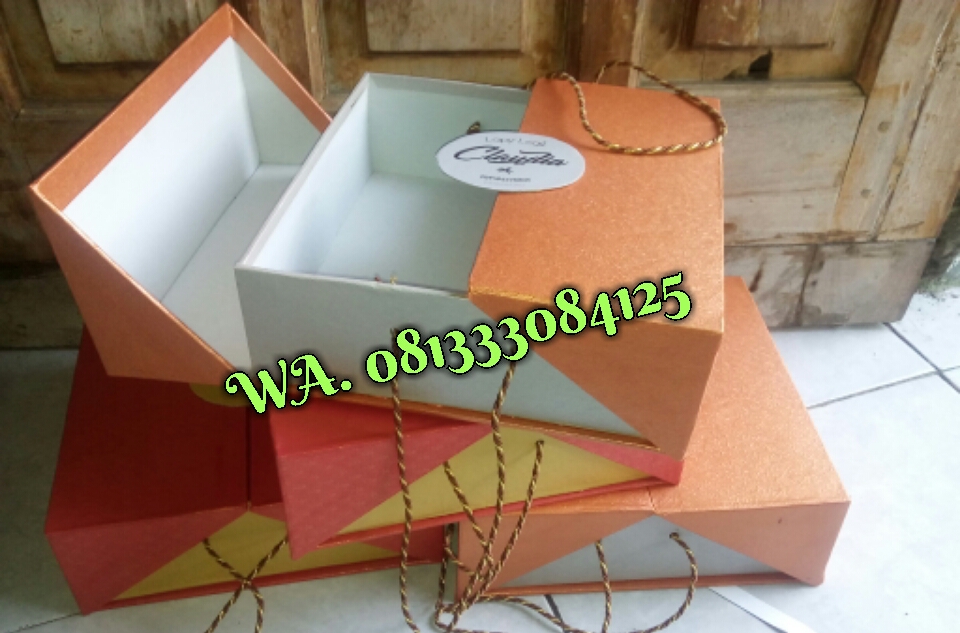 JUAL Kotak Custom Souvenir Hamper Murah