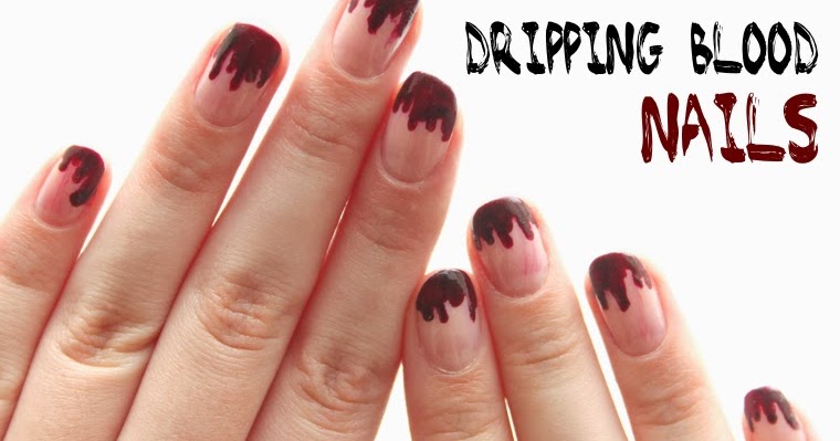 the beauty series | uk beauty blog: halloween: dripping blood nails