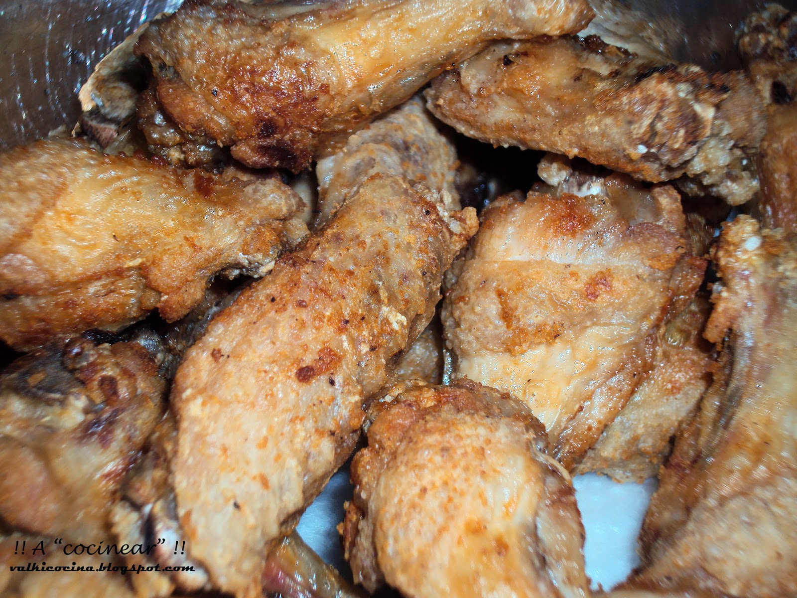 ALITAS DE POLLO FRITAS | ¡¡A COCINEAR!! valkicocina.com