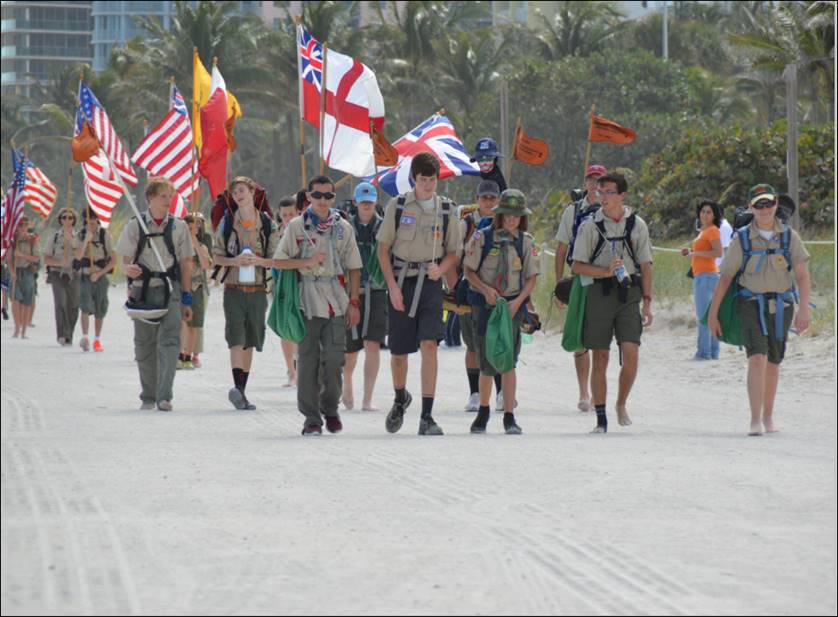 South Florida Postal Blog: 400 Scouts with Blistered Feet Complete ...