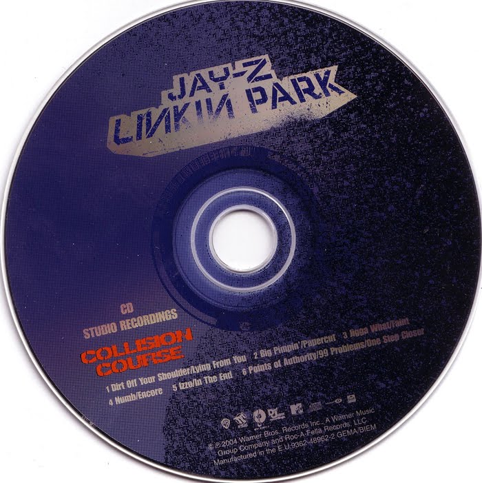 Encarte: Jay-Z and Linkin Park - Collision Course - Encartes Pop