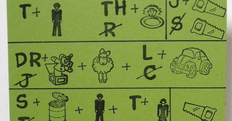 StampOwl's Studio: Rebus - Horror Movies