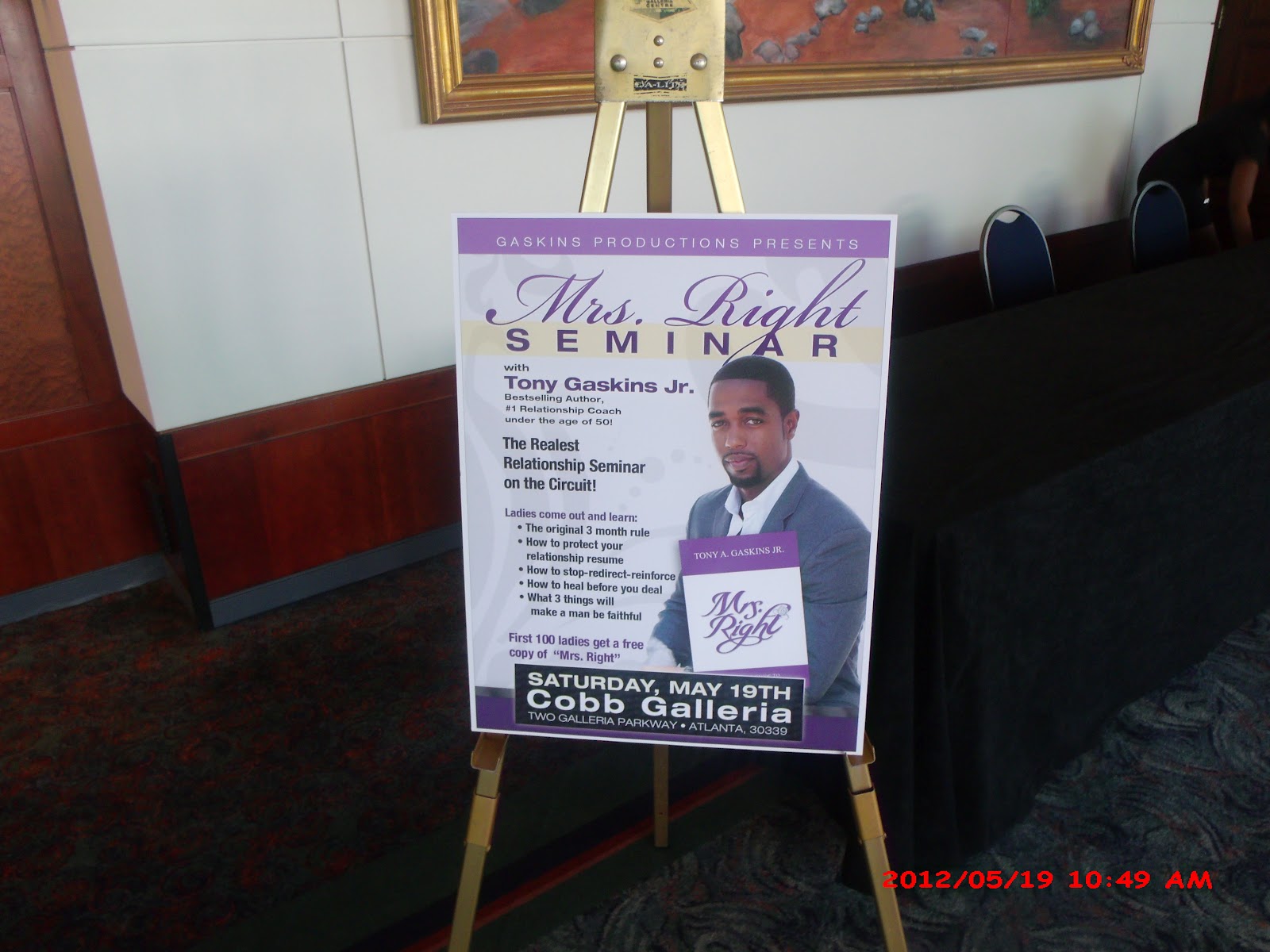 Tony Gaskins "Mrs. Right " Seminar: The Truth About What Men Really ...