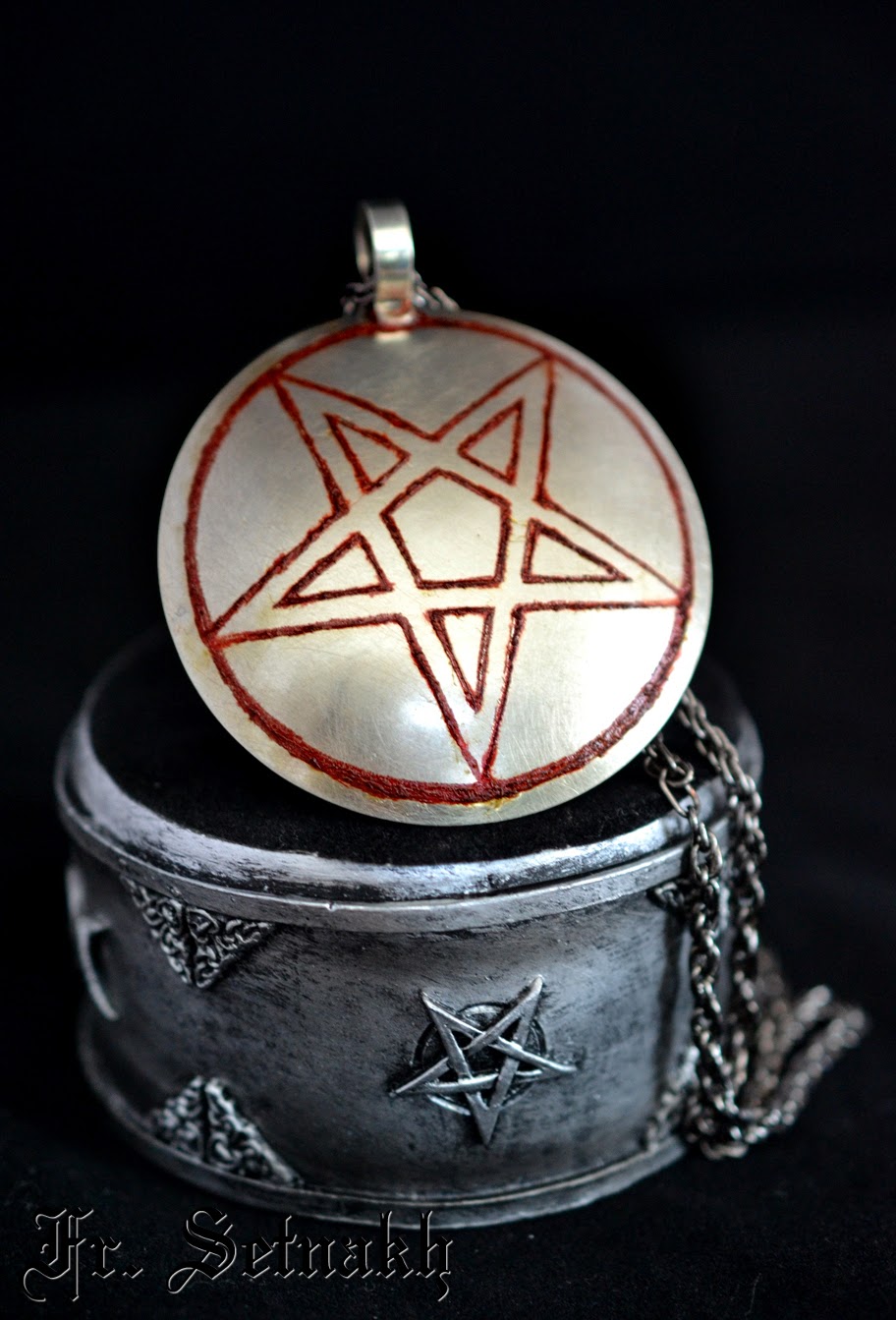 Frater Setnakh Ritual Art: Inverted Pentagram Pentacle / Ritual ...