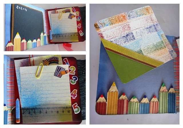 Silvia Scrap: Mini Álbum Escolar