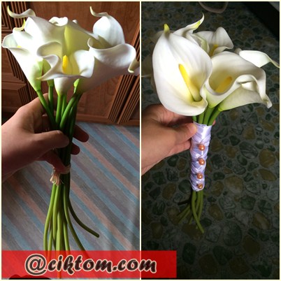 DIY Bunga Tangan Pengantin Mudah dan Murah - Ciktom