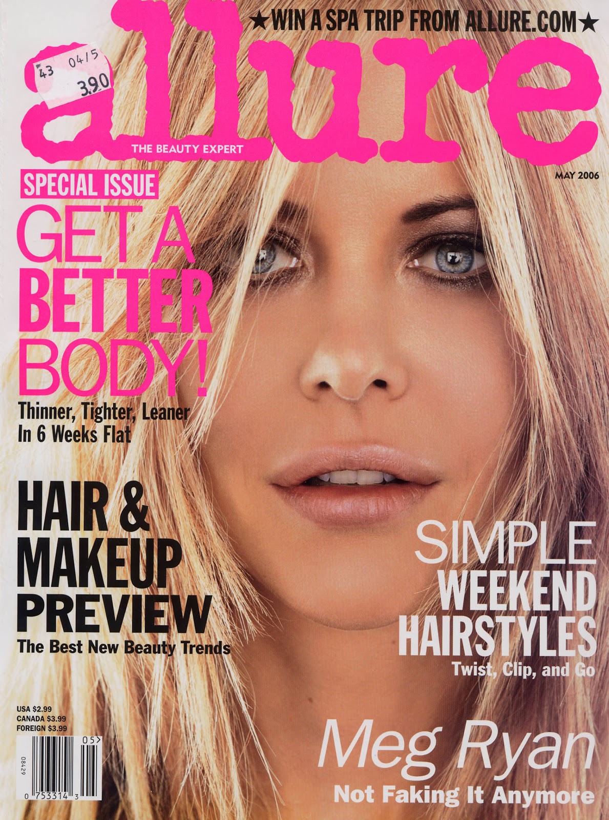 Covers Covers Covers: Meg Ryan/ Allure/ 2006