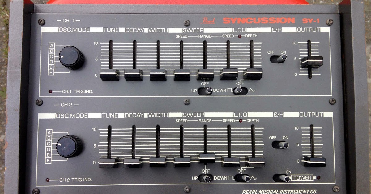 MATRIXSYNTH: Pearl Syncussion SY-1 Drum Synth SN 511152