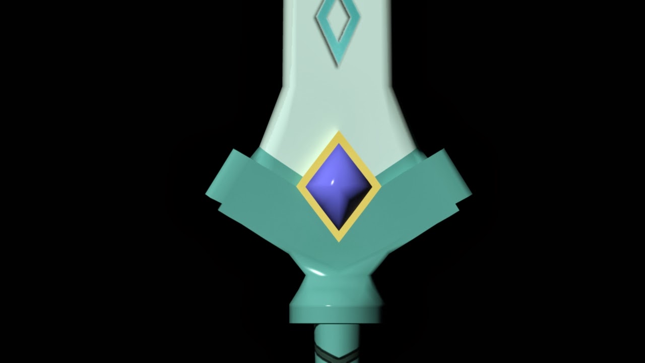 Eniitan Odutola: Legend of Zelda: Skyward Sword - Goddess Sword 3D Model