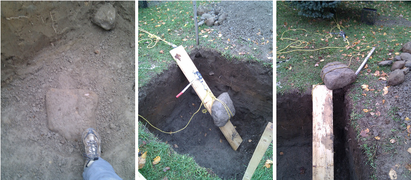 Pattern and Match: Digging a Hole for a Tower Foundation