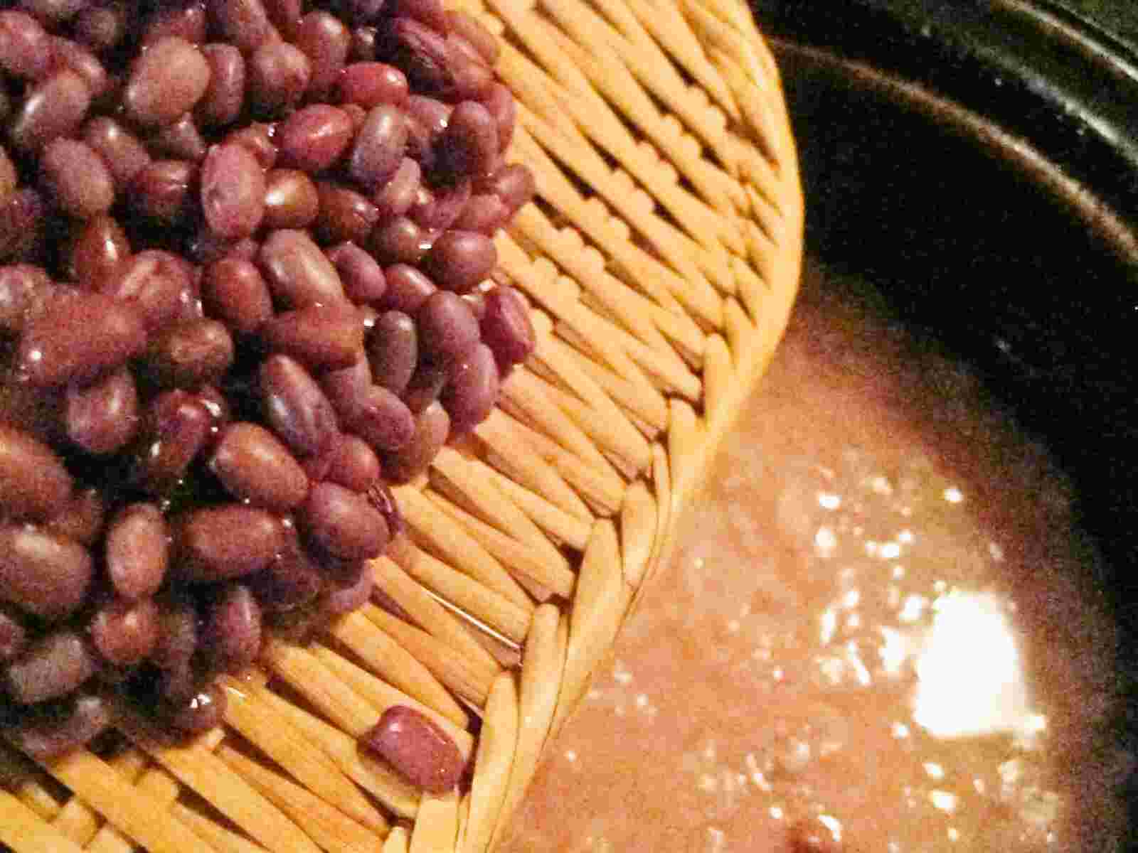 Recipes for Tom: Azukigayu / rice porridge with azuki beans