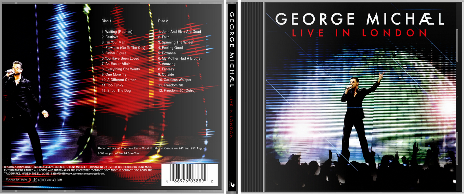 CD Cover Design: George Michael - Live in London