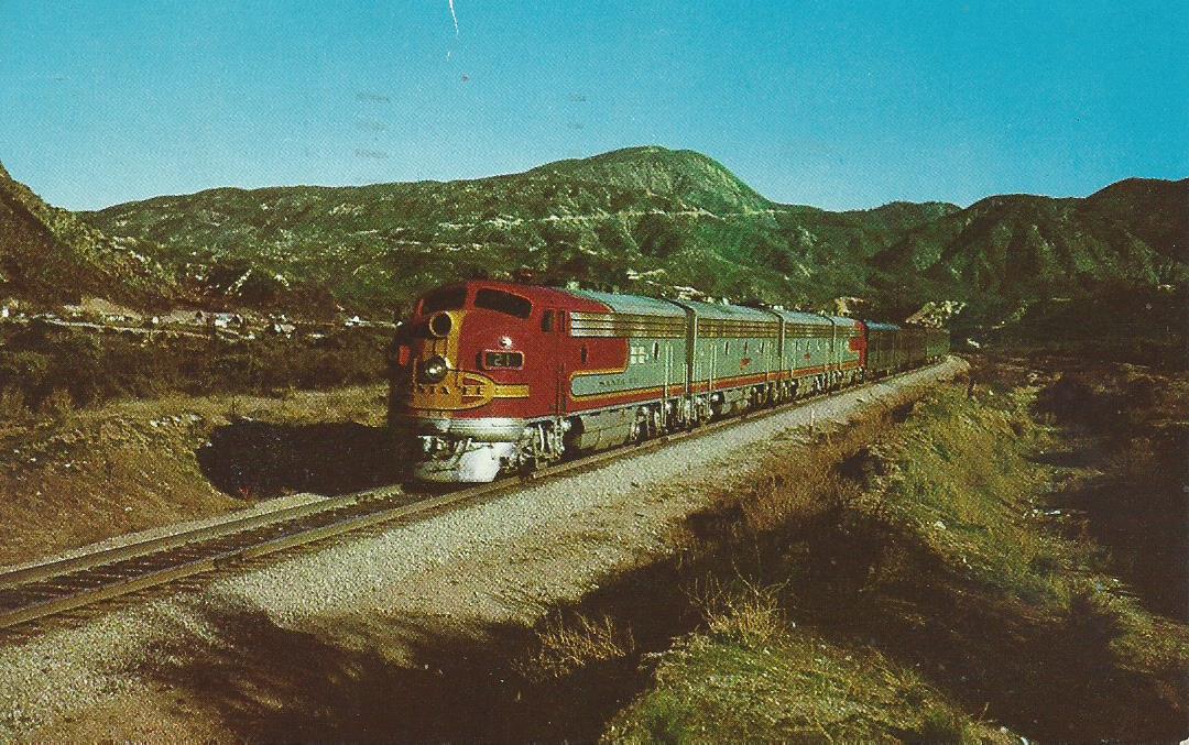 ON THE ROAD AGAIN: Santa Fe Railroad - Santa Fe Streamliner