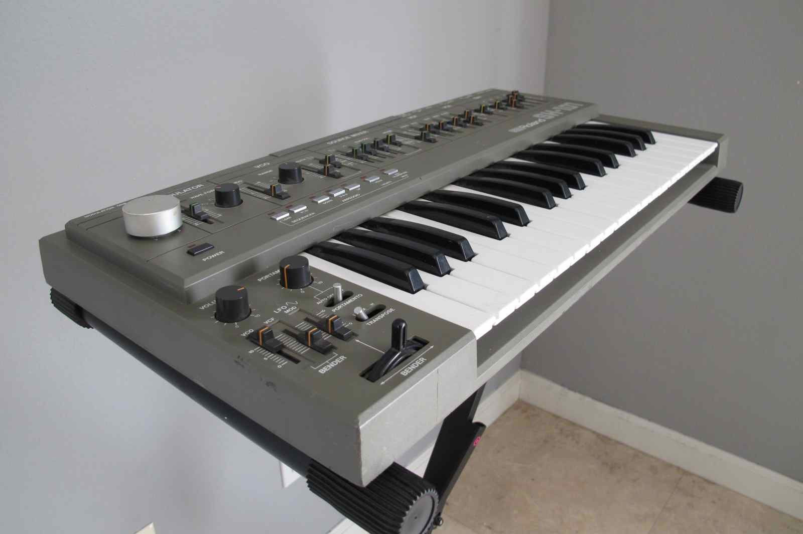 MATRIXSYNTH: Roland SH-101 Vintage Synthesizer with Custom Silver Knob