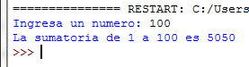 CodigoGX: Codigos de programación: Como calcular una sumatoria en C, Java, Python, Small Basic