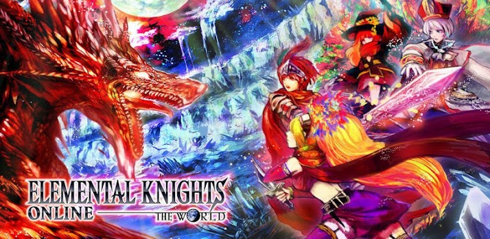 App android: RPG Elemental Knights Online v1.3.4 APK