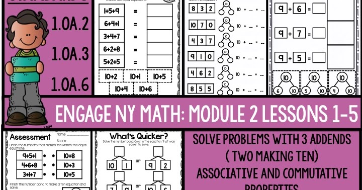 Sneaking in Standards: Engage NY Math: Module 2: Lessons 1-5