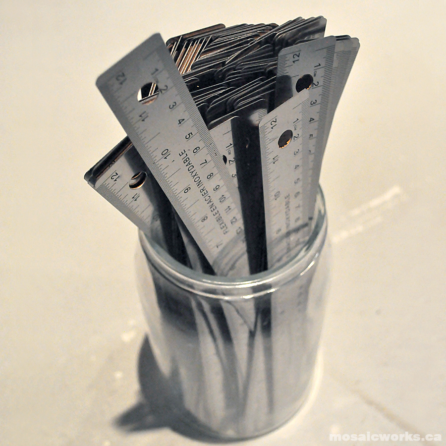 mosaicworks.ca: What to do with 78 rulers?