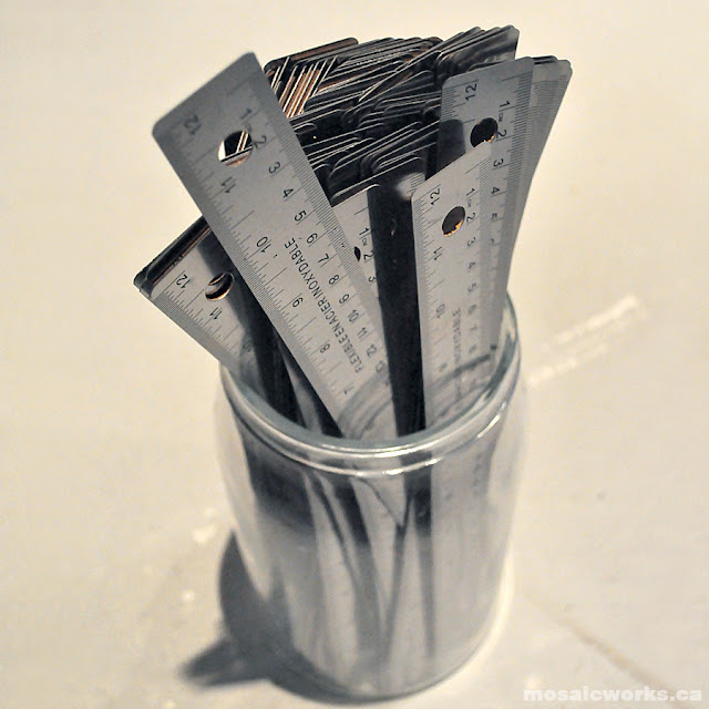 mosaicworks.ca: What to do with 78 rulers?