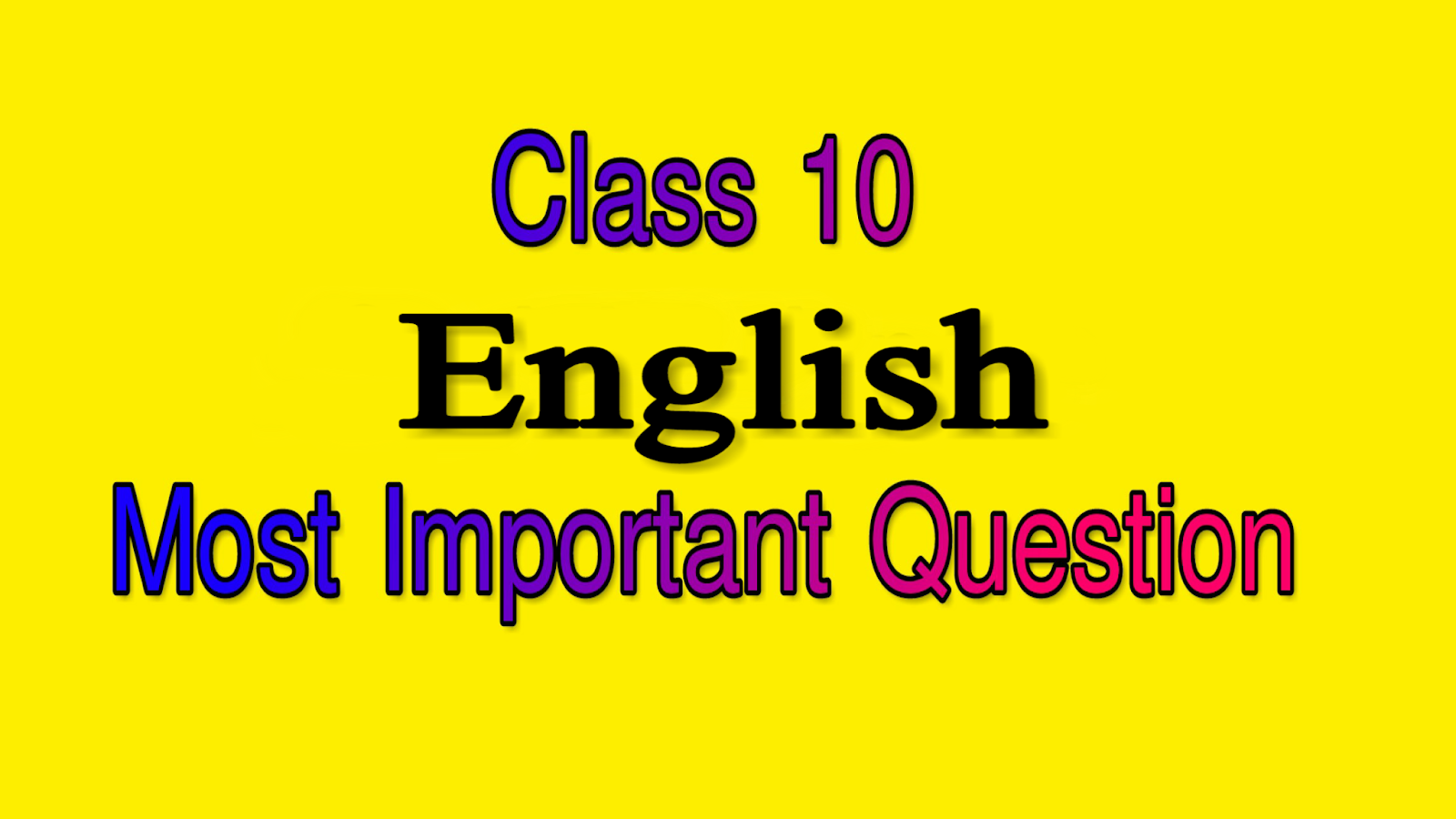 Good Books Company Ranking Important Question Of 10th Class English For Good Books Company Ranking Important Question Of 10th Class English For