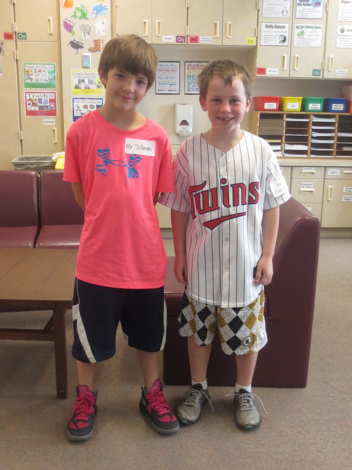 Mr. Deris' 2nd Grade Blog: Dress Up Like A Teacher Day