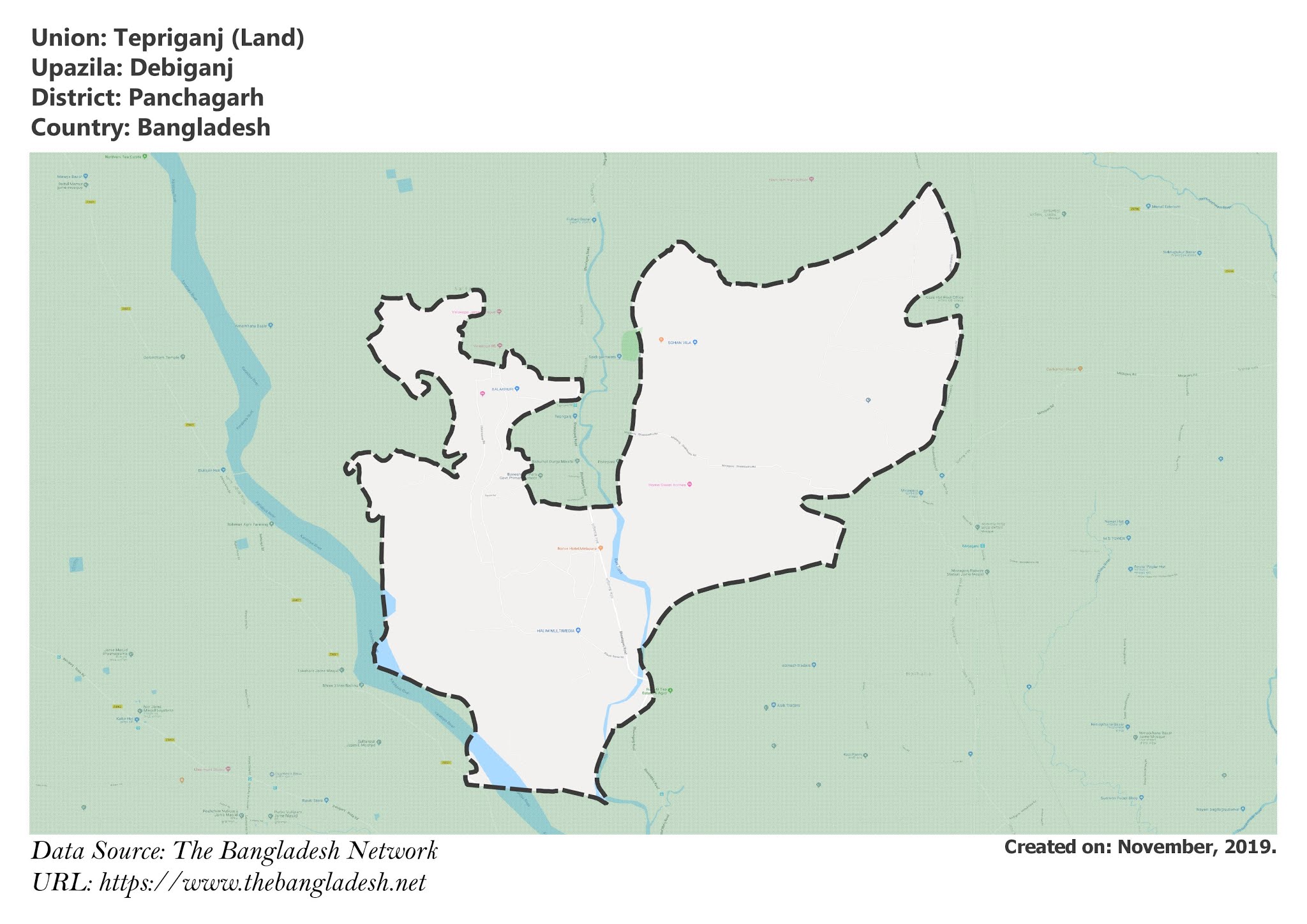 Tepriganj Union, Panchagarh