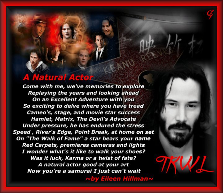 Keanu Reeves Sui Generis : Ode To Happiness ~ Happy Valentine's From To ...
