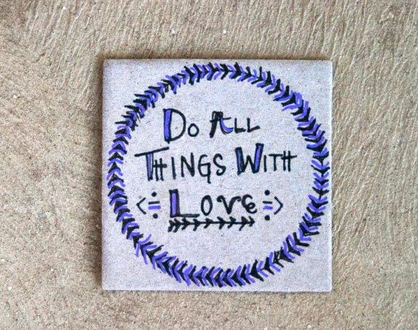 Flower Child: Cardboard Quotes